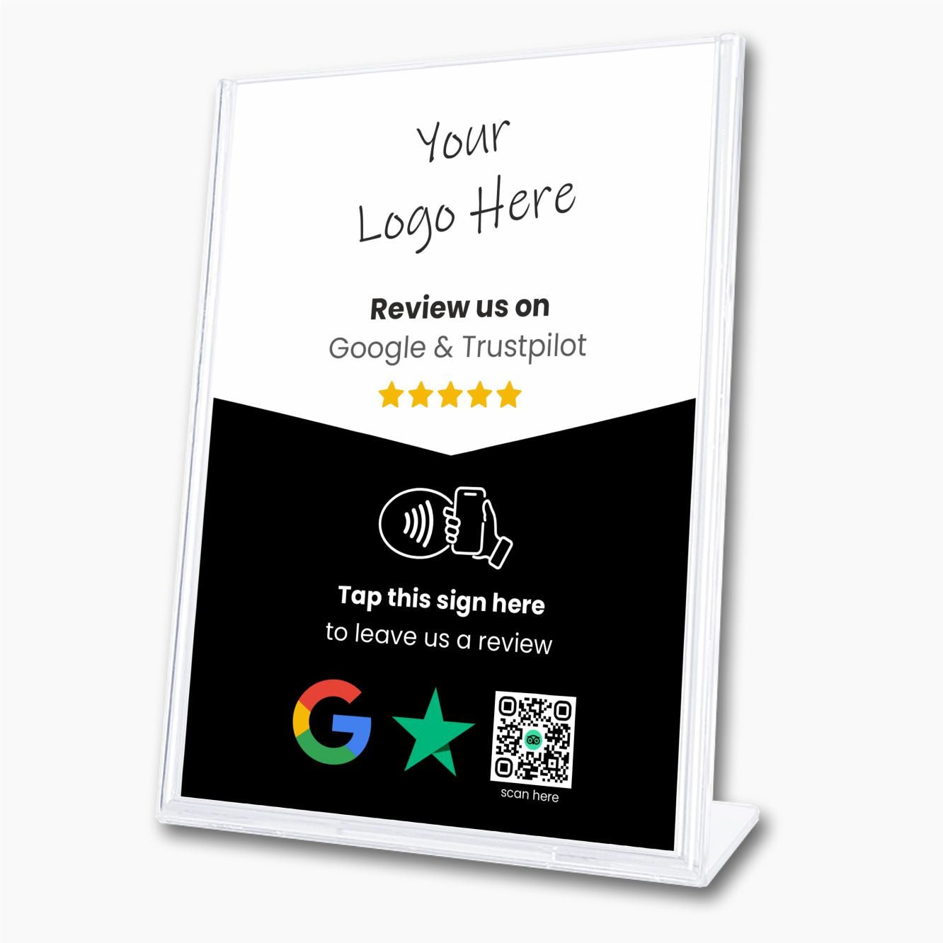 Google & Trustpilot Multilink Review Stand – 224 DIGITAL